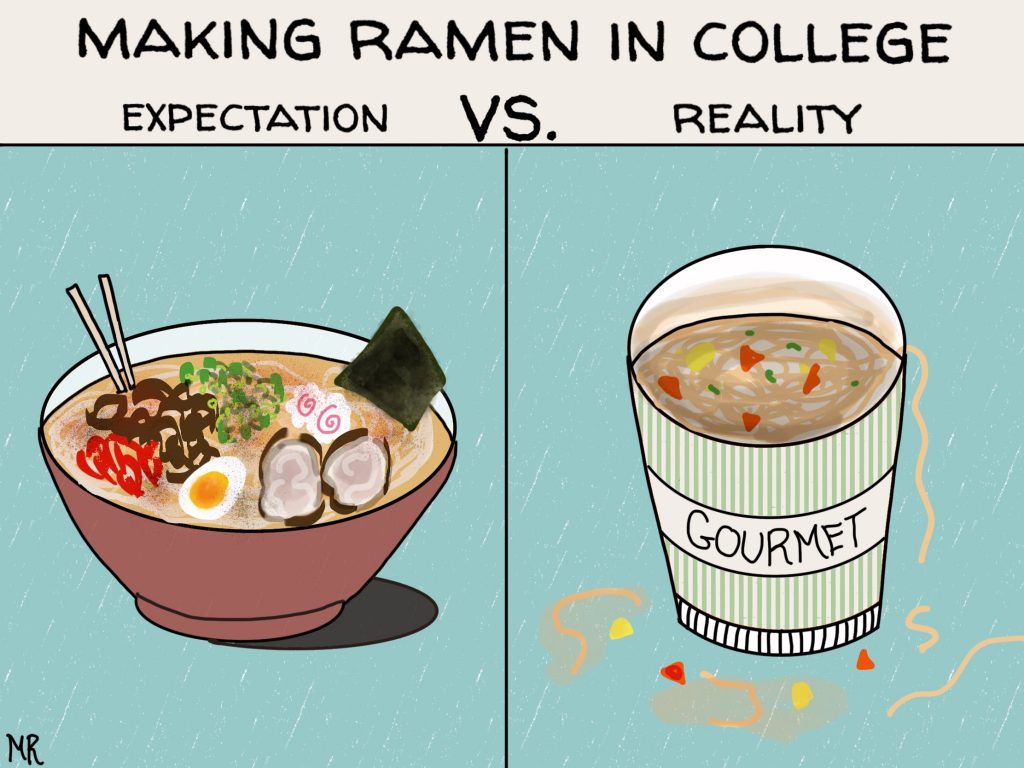 Making ramen in college - The Lutrinae