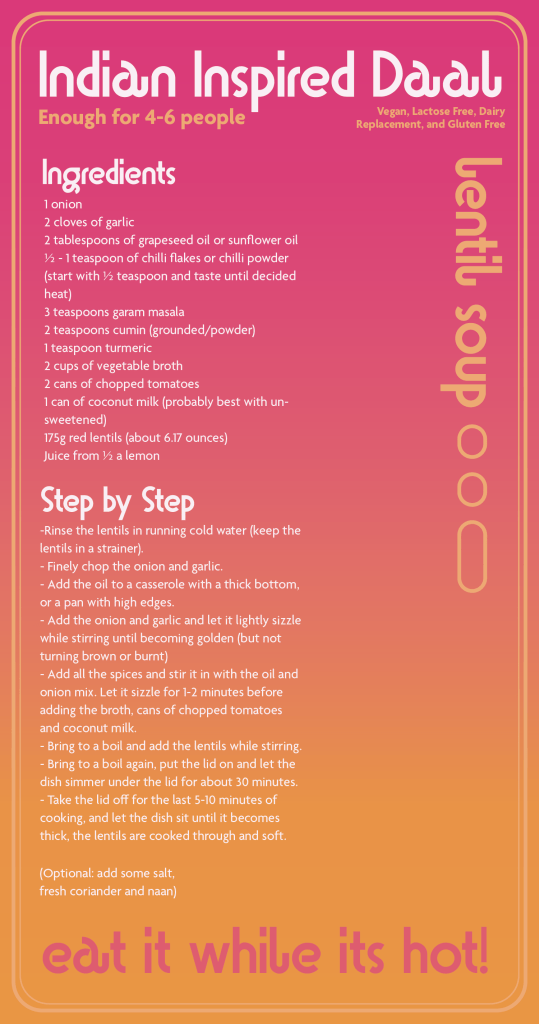 Indian inspired daal - The Lutrinae